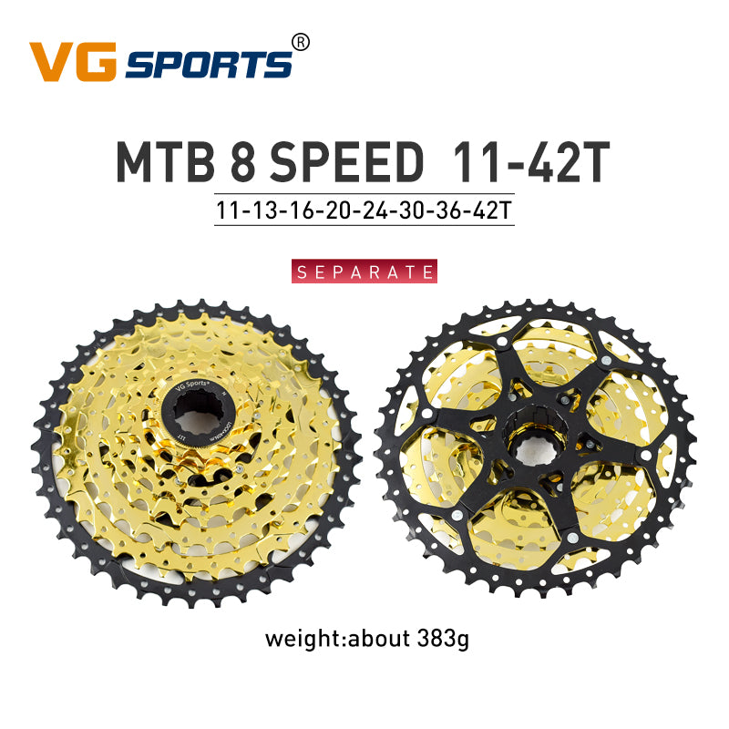 VG Sports MTB 8/9/10/11/12 Speed Aluminum Bicycle Cassette – VG sports